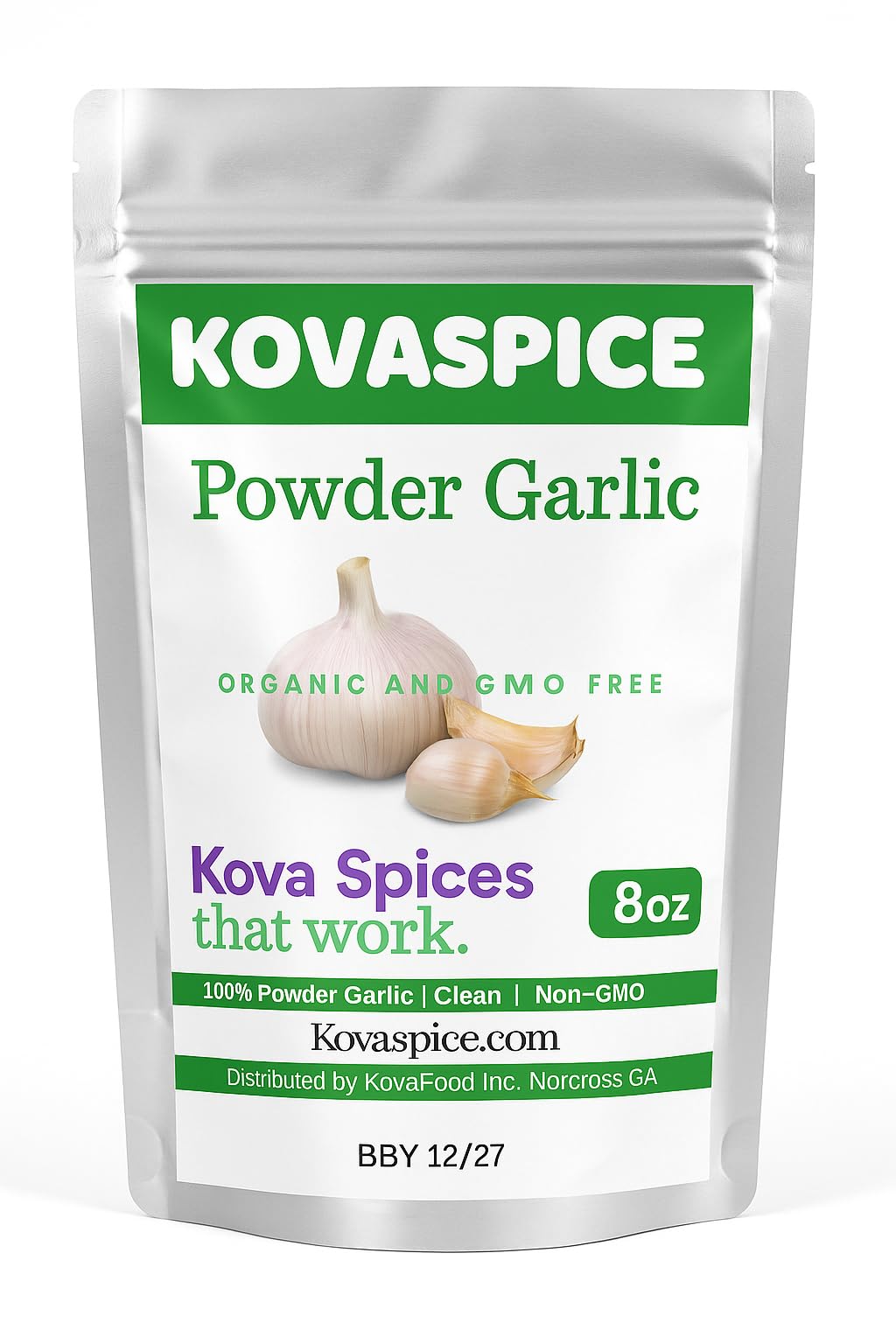 Kova Spice Organic Garlic Powder - 8oz – Kovafood