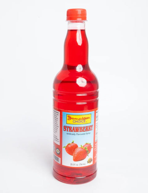 Jamaican Choice Strawberry Syrup, 25.5 oz – Kovafood